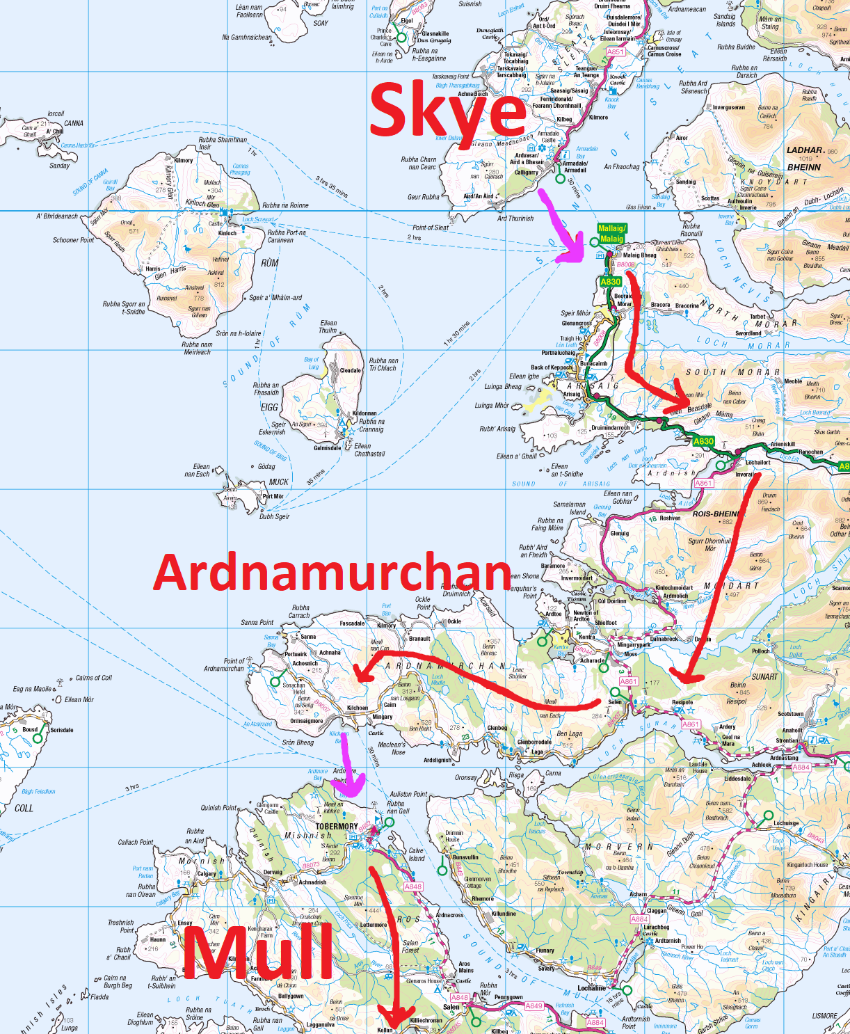 390: Ardnamurchan – Visiting all the maps!