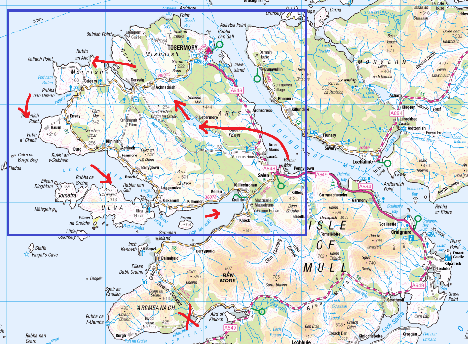 374: Isle of Mull North – Visiting all the maps!
