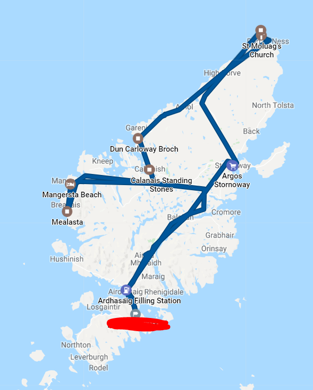 460: North Lewis – Visiting all the maps!