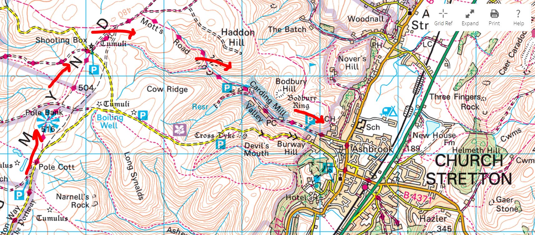 217: Church Stretton & the Long Mynd – Visiting all the maps!