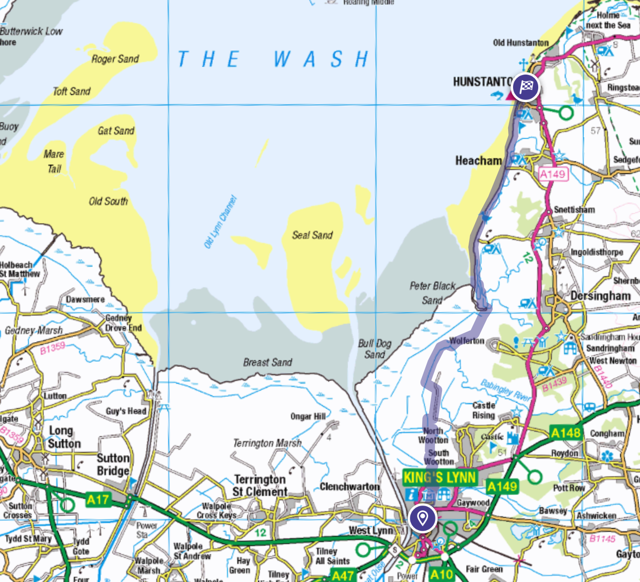 250: Hunstanton – Visiting all the maps!