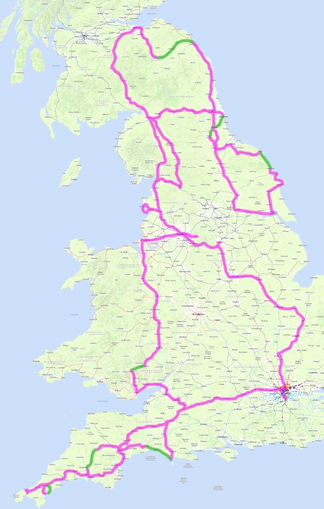 All caught up! And forthcoming All Line Rover trip – Visiting all the maps!